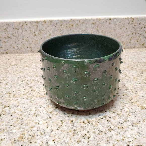 Hand Crafted | Accents | Studio Pottery Spiky Planter Hand Crafted 5 ...